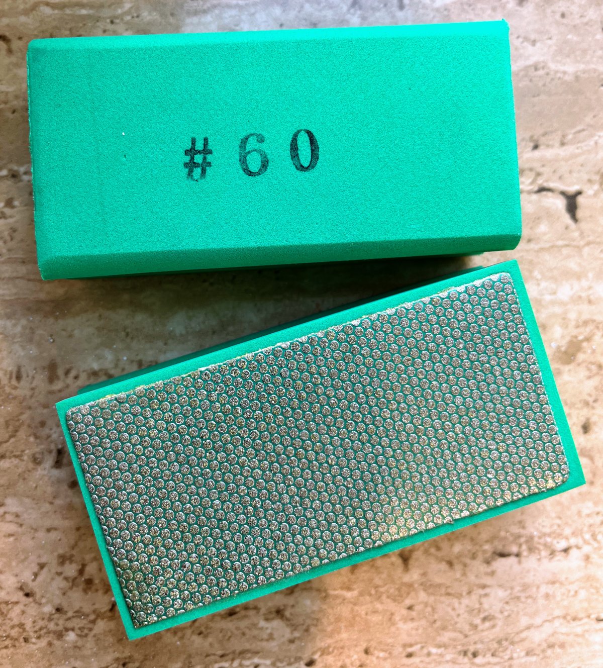 Poleresvamp SAM, Grøn, Korn 60M - Hånd-polering, diamant - www.jd ...