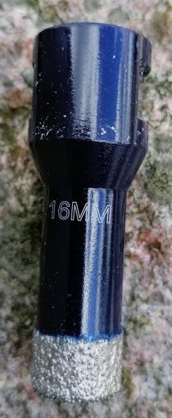 16 mm diamantbor, M14 - Diamantbor tør/våd M14 - www.jd-diamant.dk